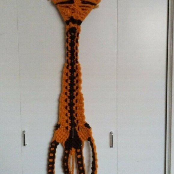 Hand Crafted | Wall Decor | Macrame Giraffe Boho African Safari Rope ...